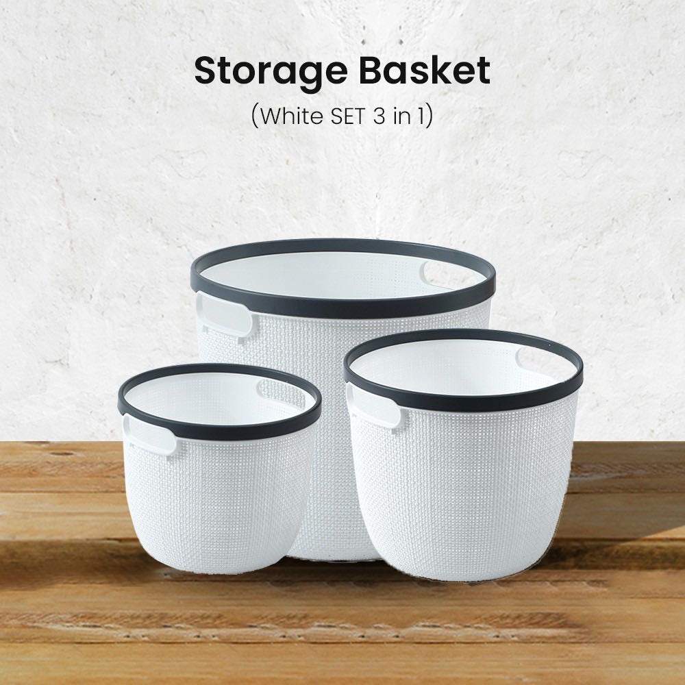 Locaupin Storage Basket Set, Furniture & Home Living, Home Improvement ...