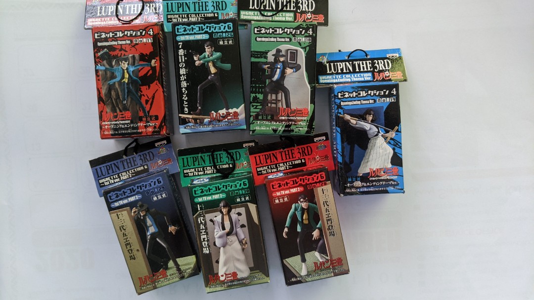 Lupin III Vignette Collection, Hobbies & Toys, Toys & Games on Carousell