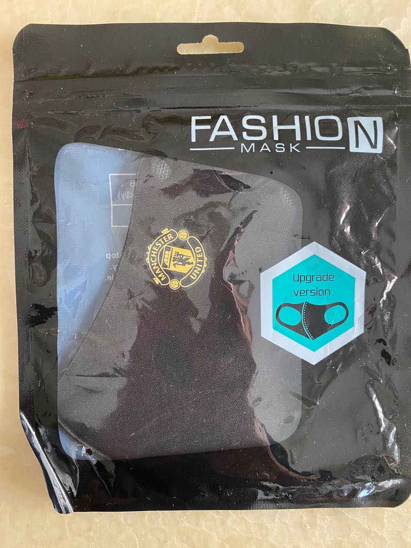 Manchester United Mask, Health & Nutrition, Face Masks & Face Shields ...