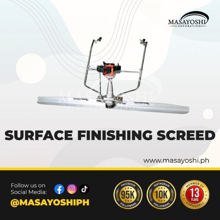 Masterpac Surface Finishing Screed | Power Screed | Heavy Duty Machine ...