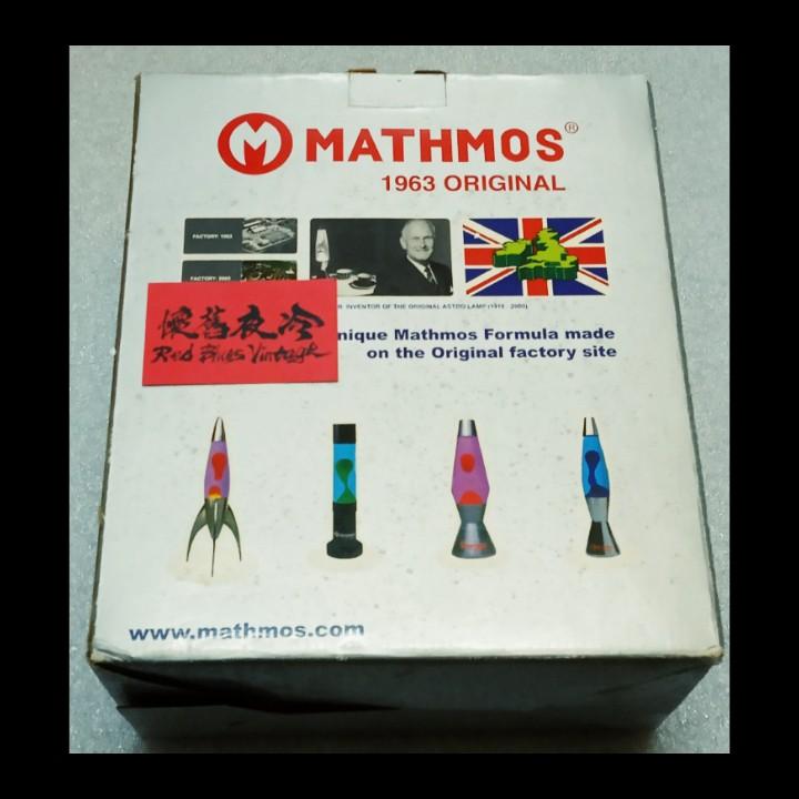 MATHMOS ASTRO LAVA LAMP 1963 Original Made in UK (有原裝盒) Col. Blue with ...