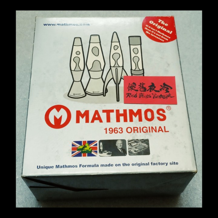 MATHMOS ASTRO LAVA LAMP 1963 Original Made in UK (有原裝盒) Col. Blue with ...