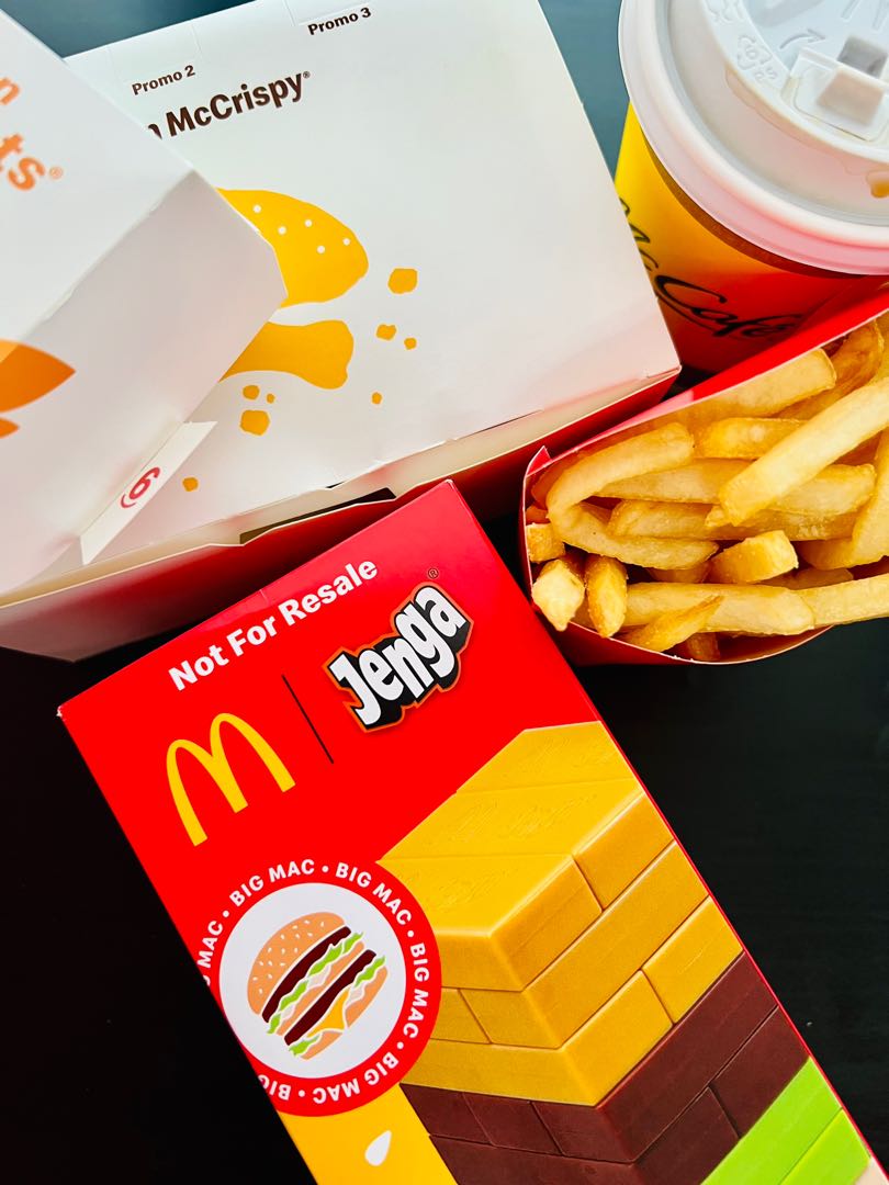 McD Big Mac @JENGA, Hobbies & Toys, Toys & Games on Carousell