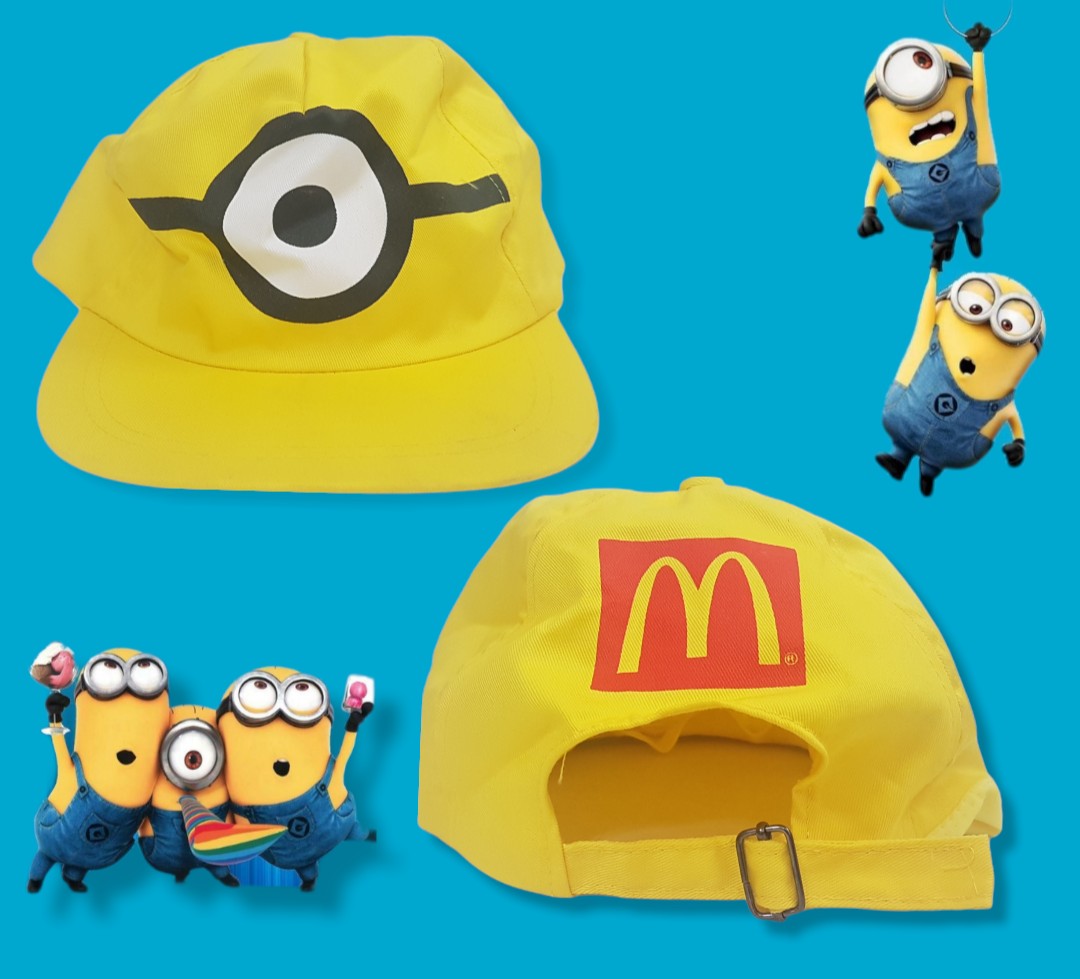 McDonald's Minion Cap, Men's Fashion, Watches & Accessories, Caps ...