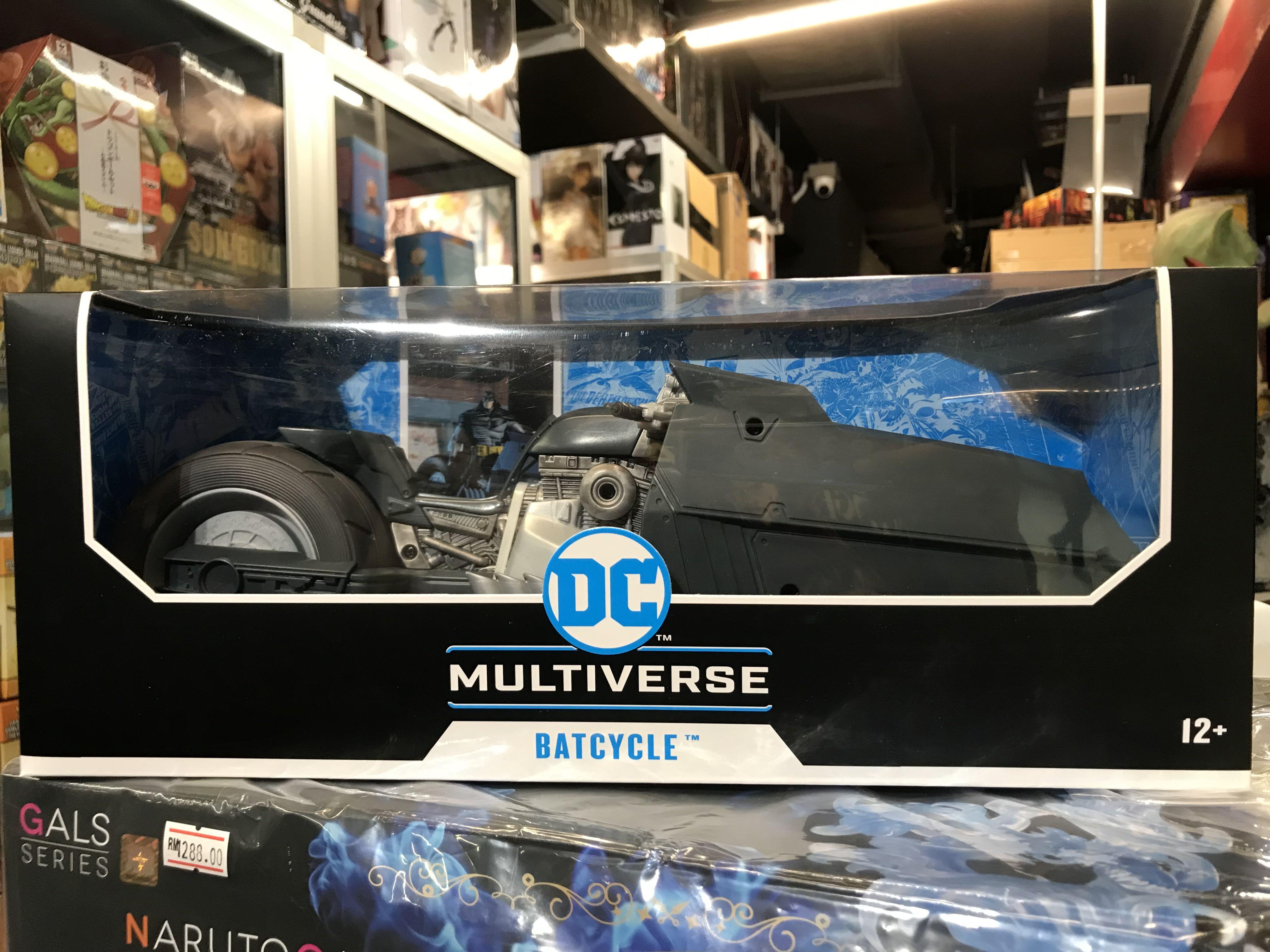 McFarlane Toy Multiverse Vehicle White Knight Batcycle, Hobbies & Toys ...