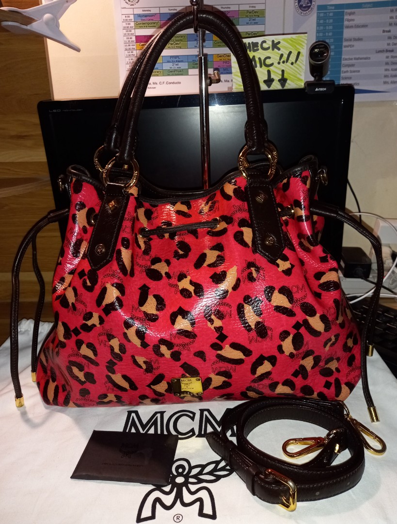 MCM Limited edition Leopard, Luxury, Bags & Wallets on Carousell
