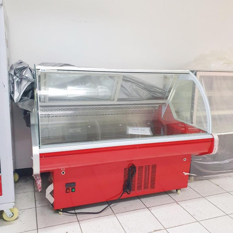 MEAT CHILLER SHOWCASE 1.5METER FAN COOLING, Commercial & Industrial ...