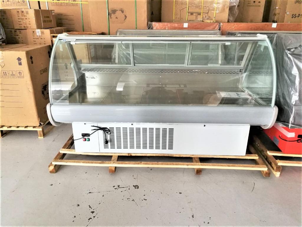 MEAT CHILLER SHOWCASE 2METER FAN COOLING, Commercial & Industrial ...