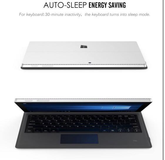 MoKo Type Cover Fits Microsoft Surface Pro 7 Plus/Pro 7 / Pro 6 / Pro 5 ...