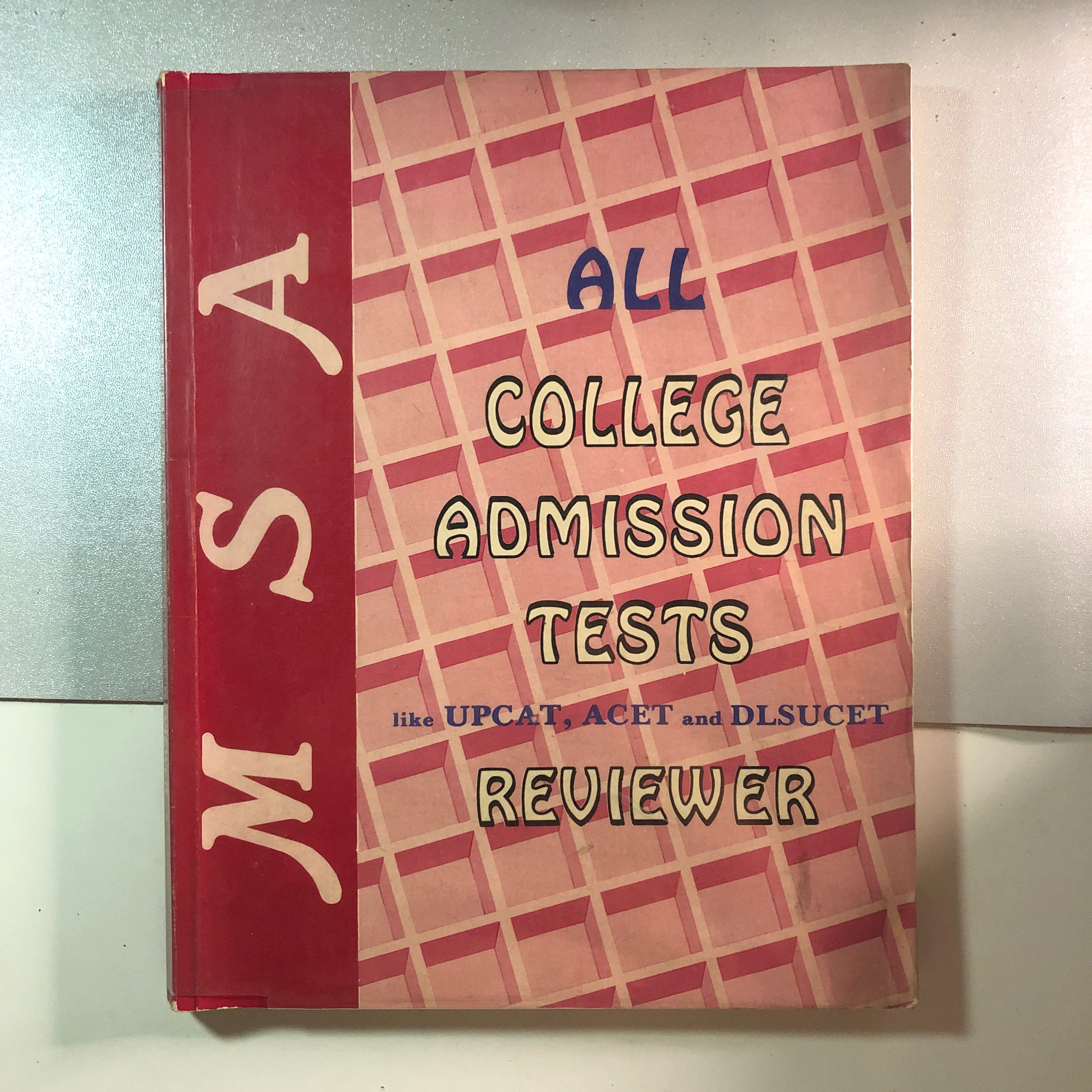 MSA All College Admission Tests Reviewer, Hobbies & Toys, Books ...