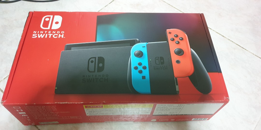 [Negotiable] Nintendo Switch Gen 2 (Korean Set), Video Gaming, Video ...