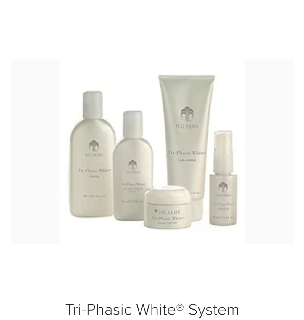Nuskin Tri-Phasic White system, Beauty & Personal Care, Face, Face Care ...