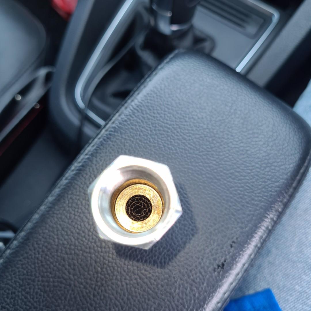 O2 sensor adapter spacer with built-in catalytic converter M18x1.5 ...