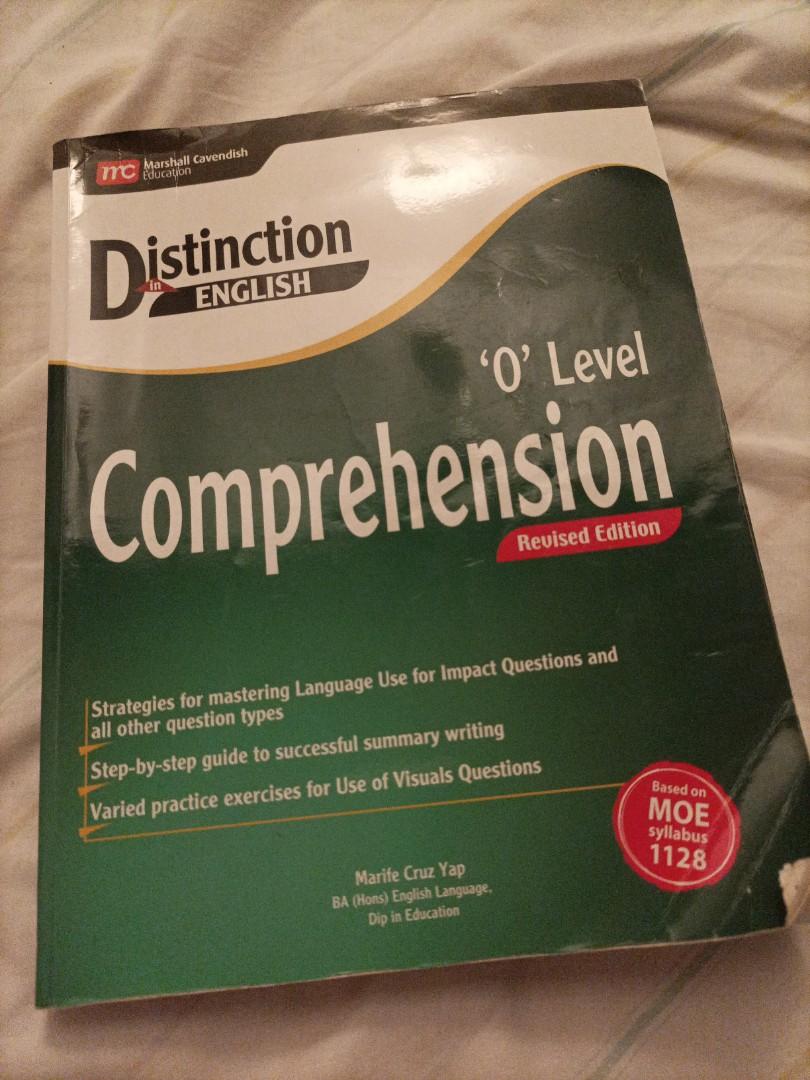 O level English distinction in English comprehension textbook, Hobbies ...