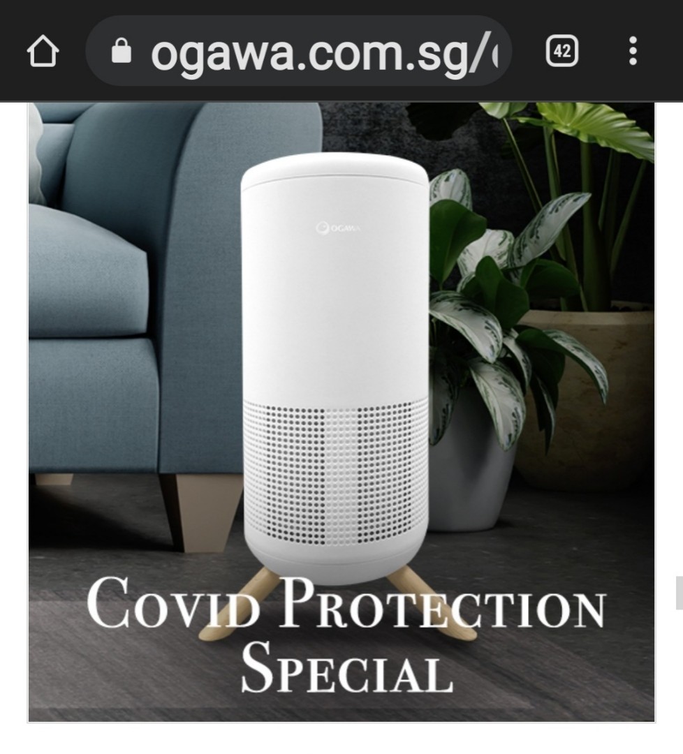Ogawa Airify air purifier, TV & Home Appliances, Air Purifiers & Dehumidifiers on Carousell