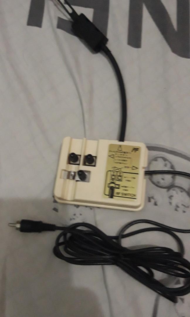 Original nintendo famicom rf switch, Video Gaming, Gaming Accessories ...