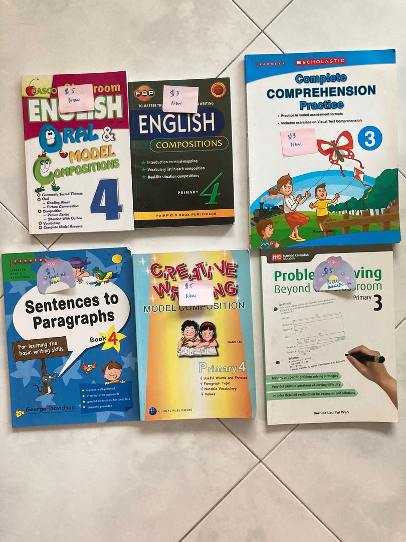 P3 P4 English Creative Writing Comprehension Problem Solving, Hobbies ...