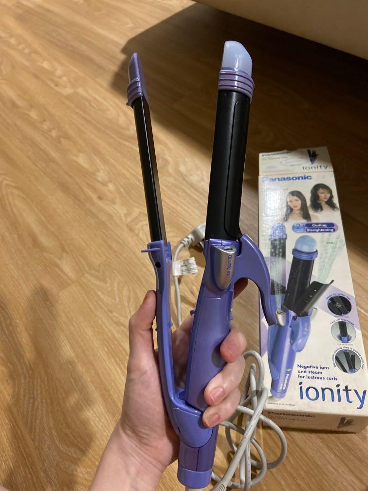 Panasonic Ion Styling Iron, Beauty & Personal Care, Hair on Carousell