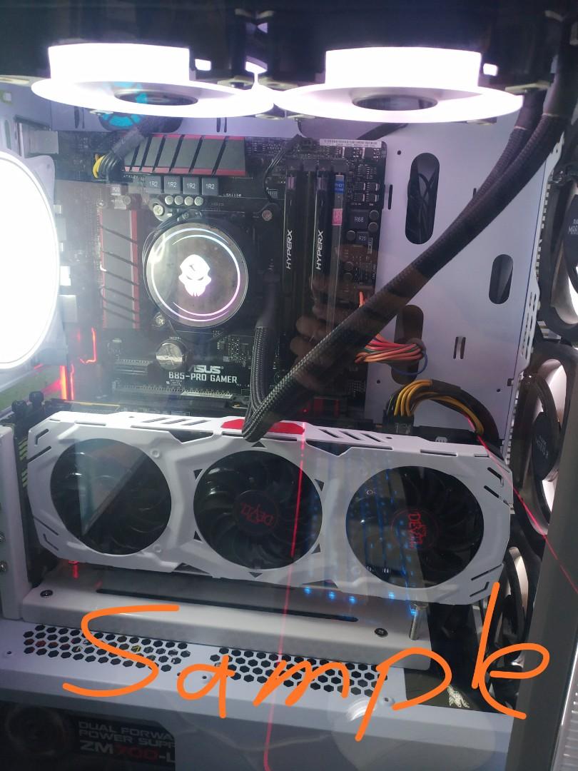 Pci-e riser + Vertical mount GPU, Computers & Tech, Parts & Accessories ...