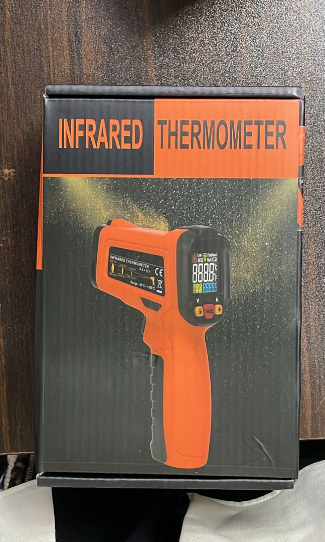 PEAKMETER PM6530D DISPLAY HANDHELD INFRARED THERMOMETER WITH HUMIDITY ...