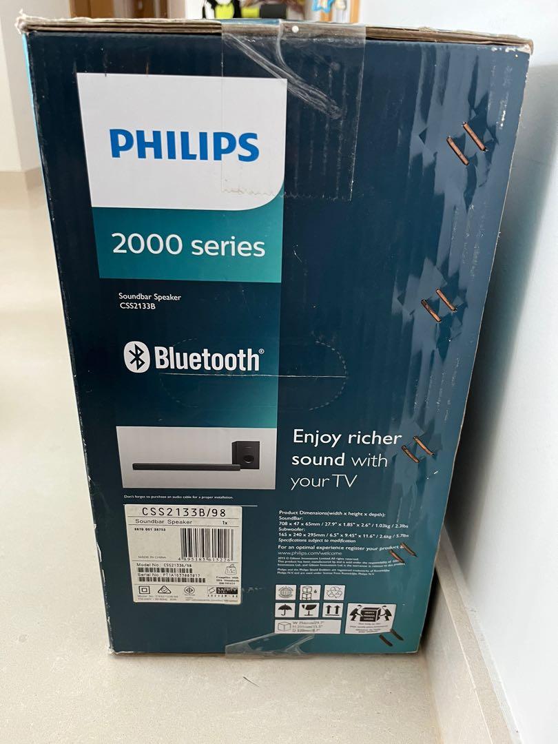 Philips 2000 Series Soundbar, Audio, Soundbars, Speakers & Amplifiers ...