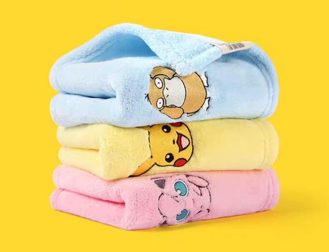 Pikachu bath towel, Babies & Kids, Bathing & Changing, Bathtub & Bath ...