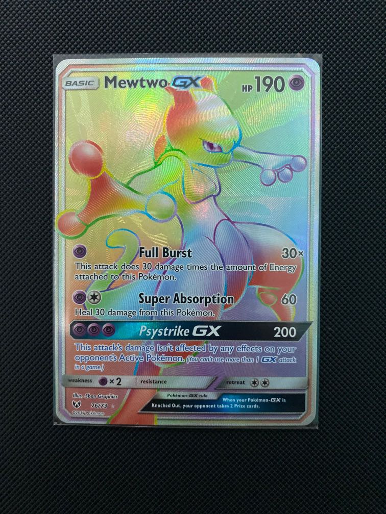 Pokemon Shining Legends Mewtwo GX Hyper rare, Hobbies & Toys, Toys ...