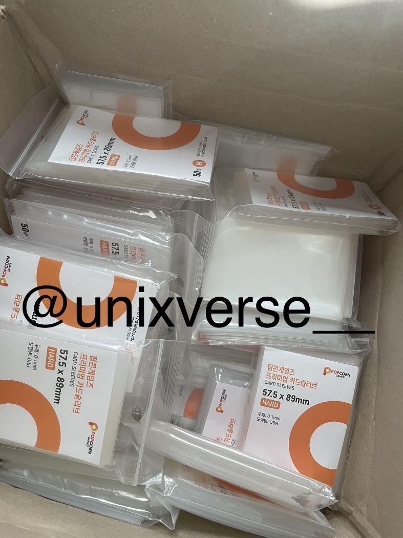 Popcorn Sleeves (Card Sleeves), Hobbies & Toys, Memorabilia ...