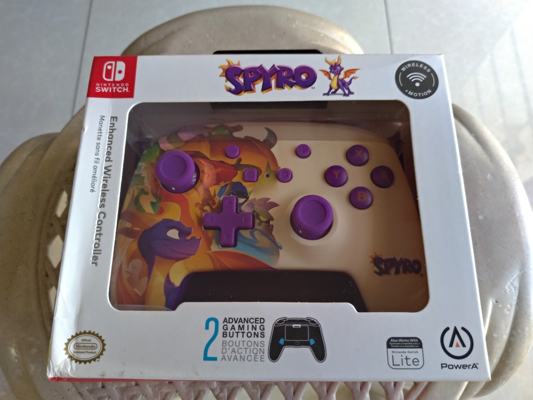 PowerA Nintendo Switch Wireless Controller - Spyro, Video Gaming ...