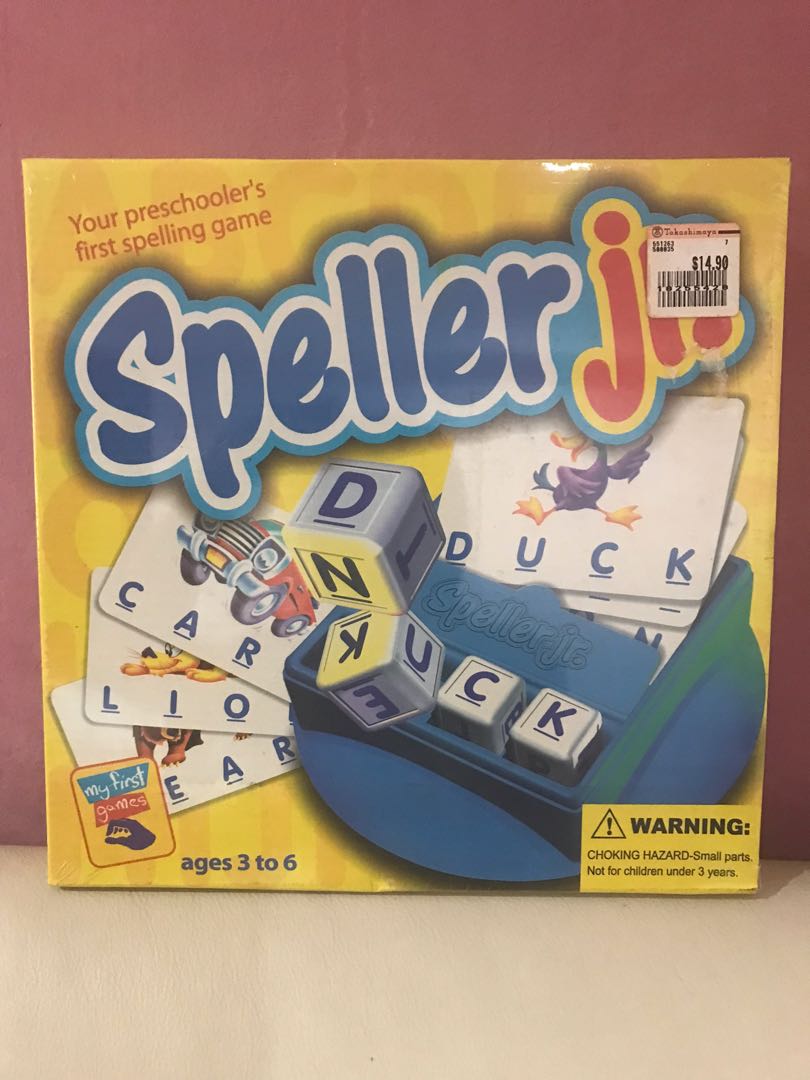 Preschooler’s First Spelling game Speller Je., Hobbies & Toys, Toys ...