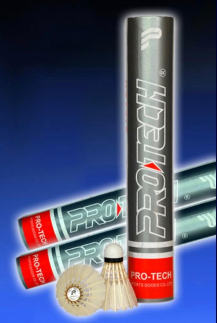 PROTECH BADMINTON SHUTTLECOCK, Sports Equipment, Sports & Games, Racket ...