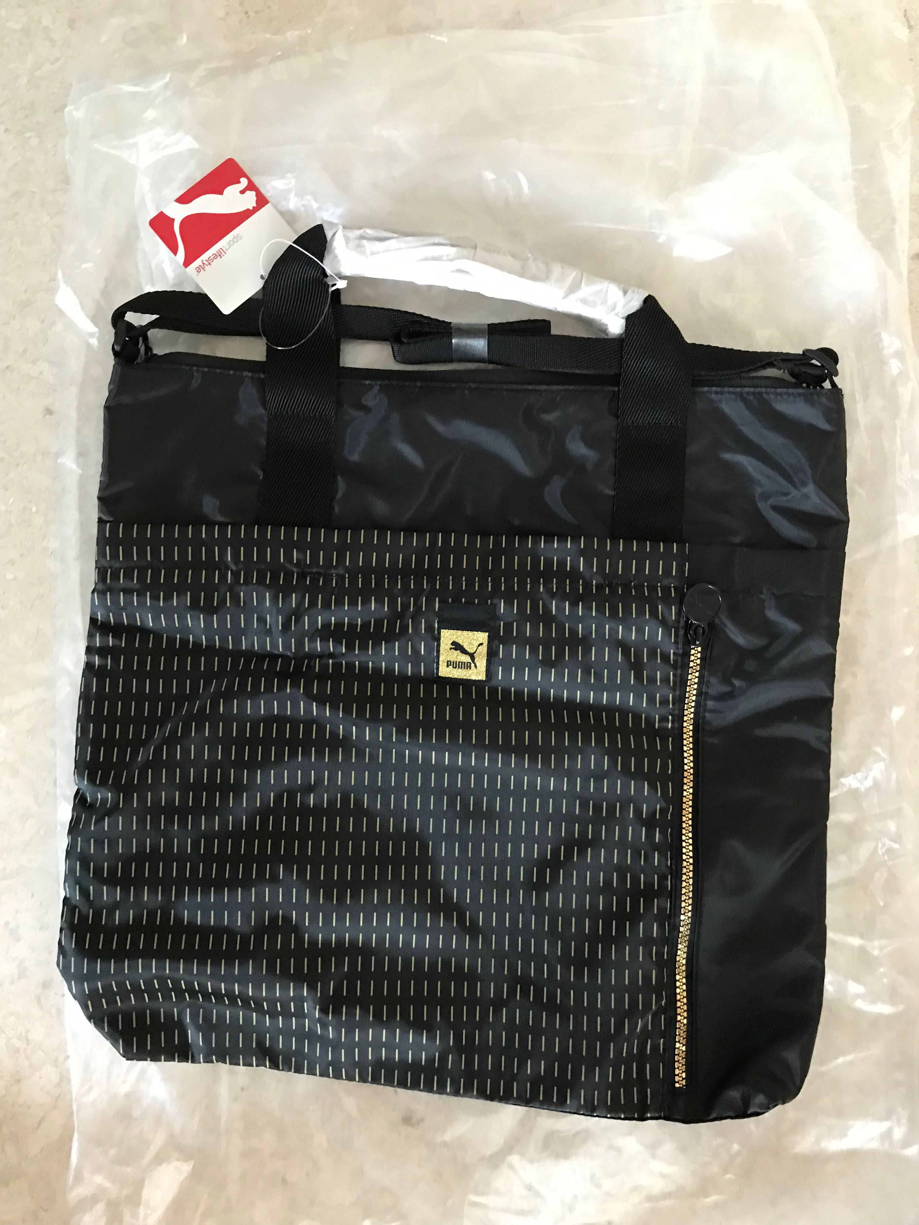 Puma waterproof tote bag, Women's Fashion, Bags & Wallets, Shoulder ...