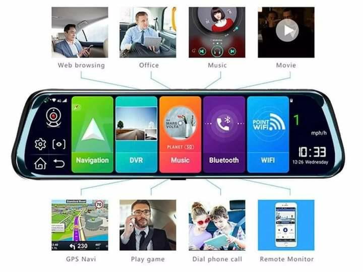QCY K9 PRO 4G ADAS Car DVR Camera 10 Inch, Computers & Tech, Parts ...