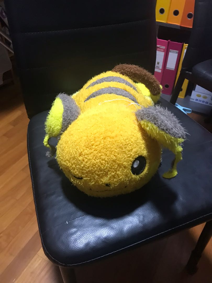 Raichu fluffy soft toy, Hobbies & Toys, Toys & Games on Carousell