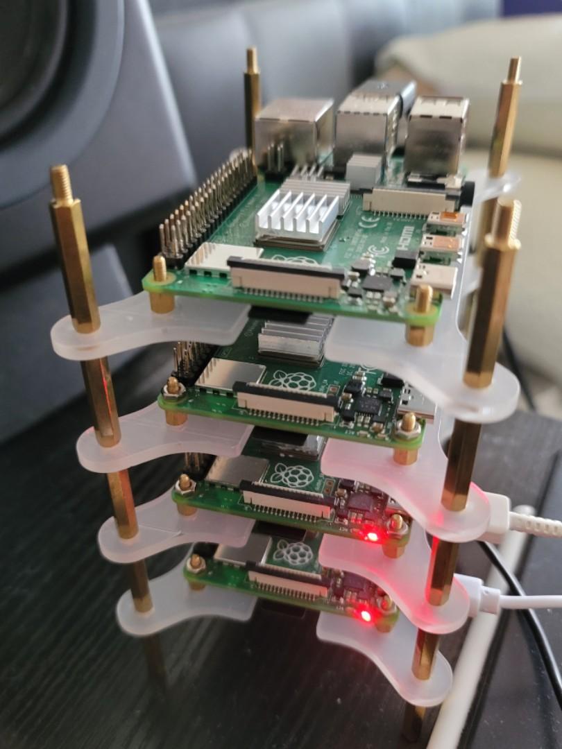 Raspberry pi 4B, cluster, Computers & Tech, Desktops on Carousell
