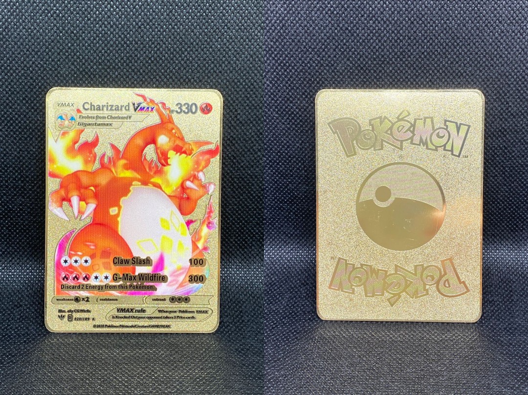 Charizard Vmax red, Hobbies & Toys, Memorabilia & Collectibles, Fan ...