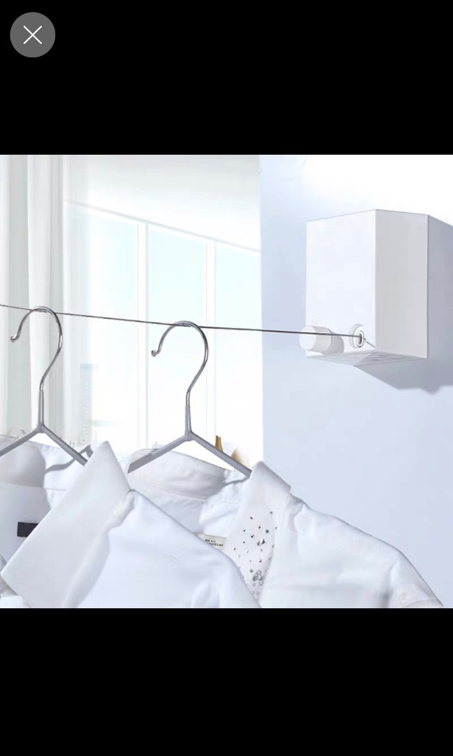 Retractable clothes drying wire rope, Furniture & Home Living, Home ...