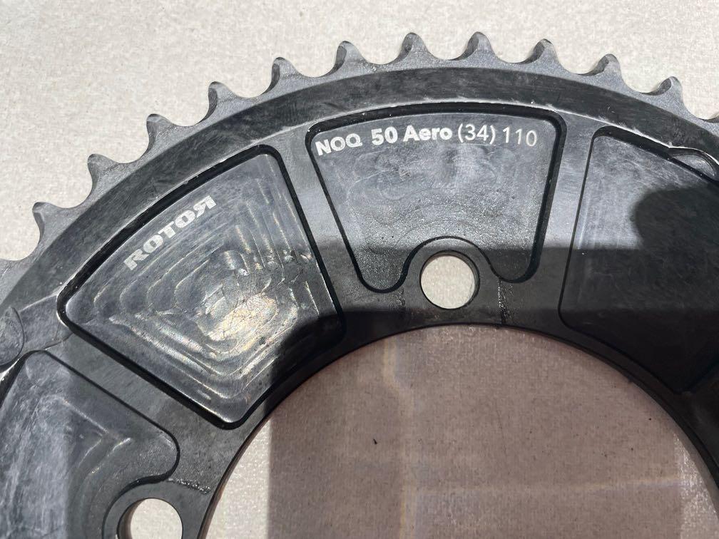 Rotor Qarbon round aero chainring, Sports Equipment, Bicycles & Parts ...