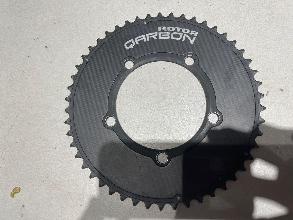 Rotor Qarbon round aero chainring, Sports Equipment, Bicycles & Parts ...