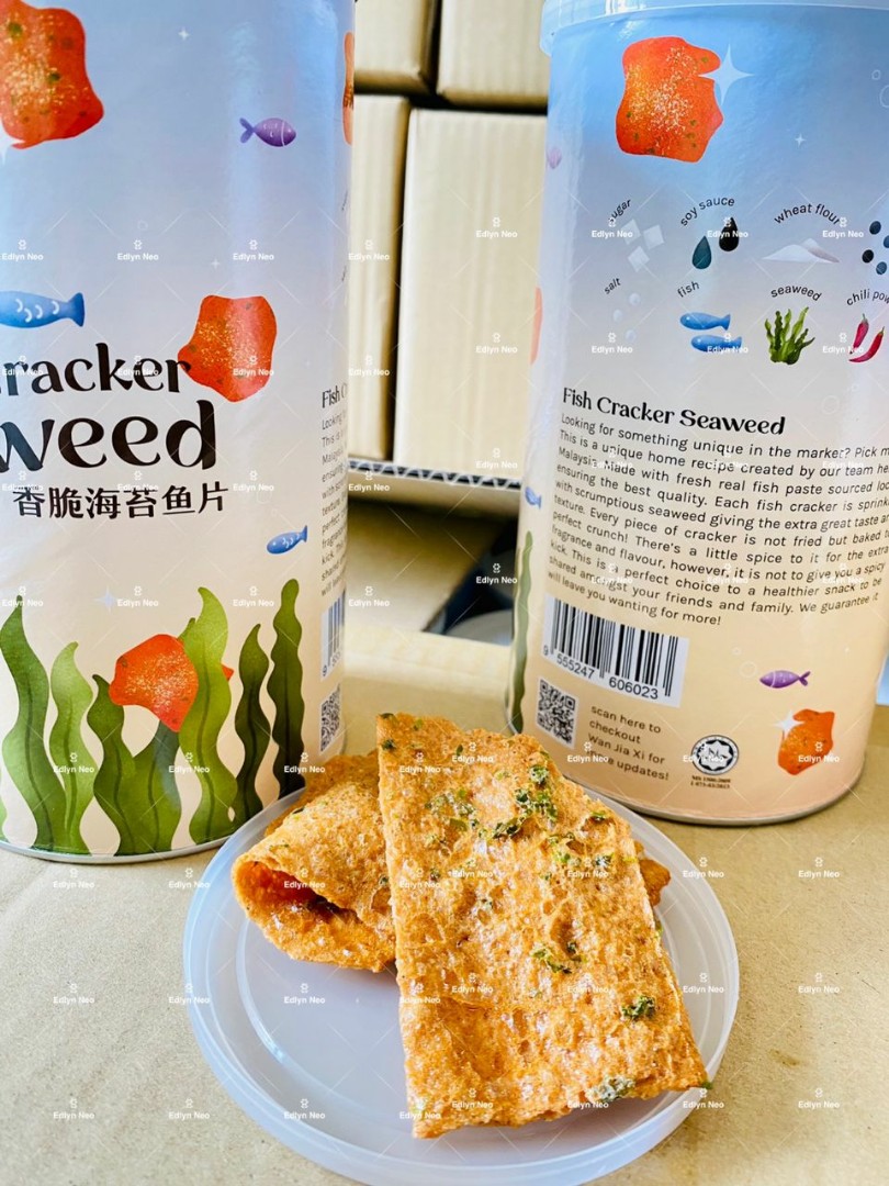 (ready stock) Seaweed fish cracker, Food & Drinks, Local Eats on Carousell