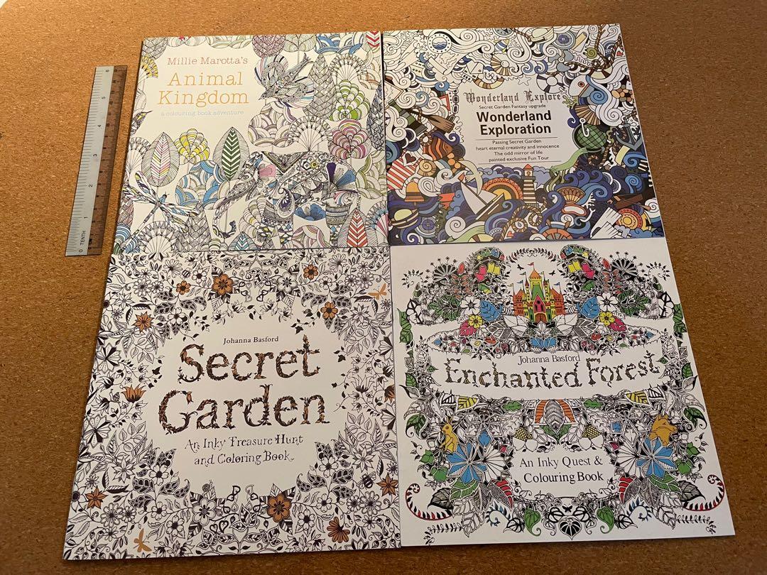 Secret Garden Colouring Book, Hobbies & Toys, Stationery & Craft, Other ...