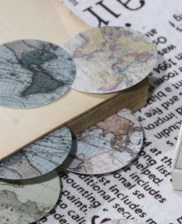 Small World Map Stickers (Mystery Pack), Hobbies & Toys, Stationery ...