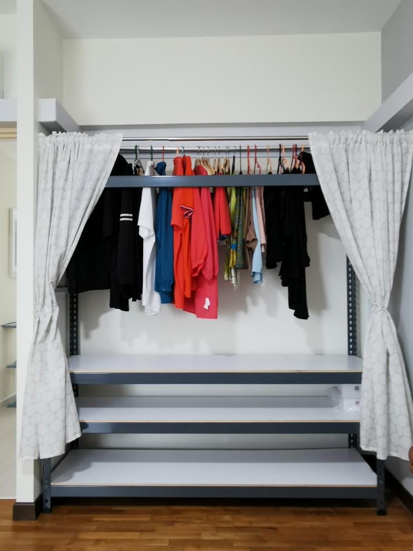 Boltless Rack, Storage Rack, Storage Shelving, DIY Wardrobe, Furniture ...