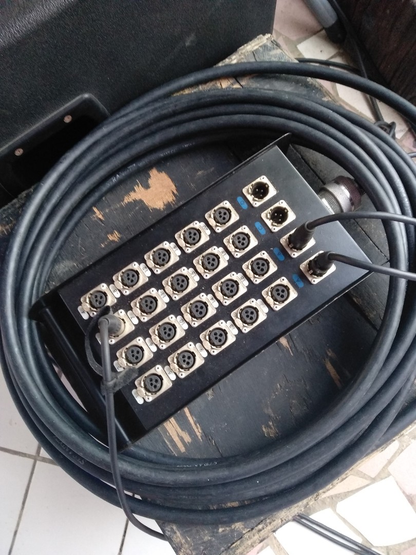 Strandtz snake cord cable wire mic stage box lights sound, Audio ...