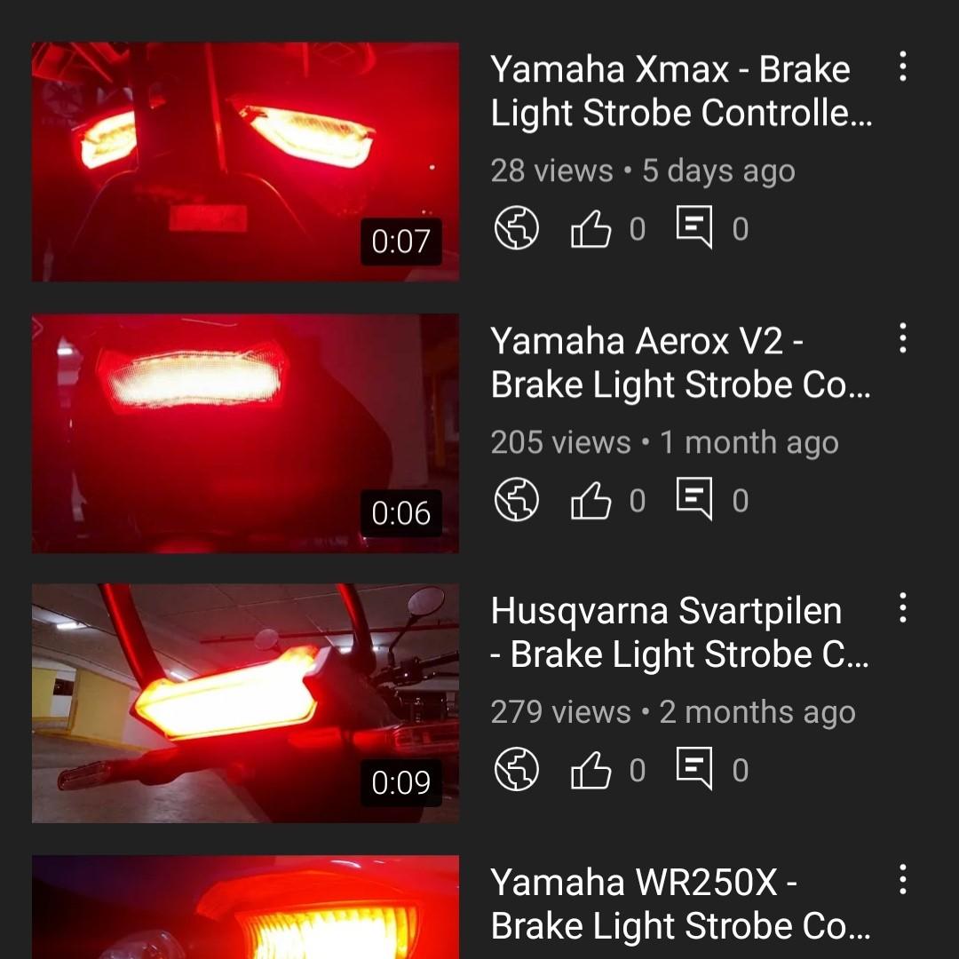 Strobe Control Module for LED Brake Light - Honda CB190R CB190X CB125R ...