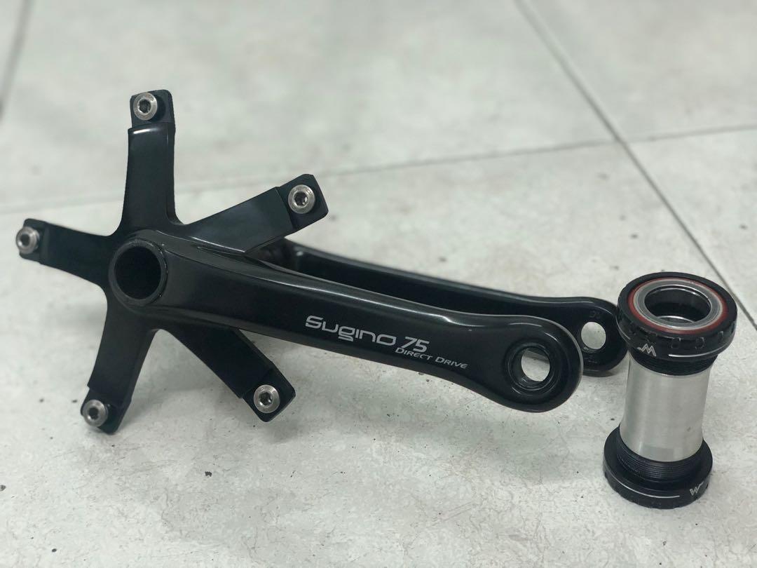 Sugino 75 direct drive crank, Sports Equipment, Bicycles & Parts ...