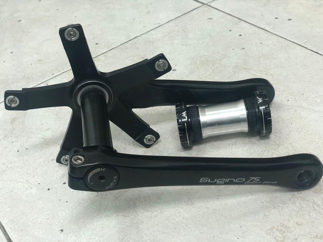 Sugino 75 direct drive crank, Sports Equipment, Bicycles & Parts ...