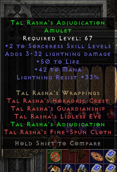 Tal-Rasha Amulet | Diablo 2 Resurrected | D2R, Video Gaming, Gaming ...
