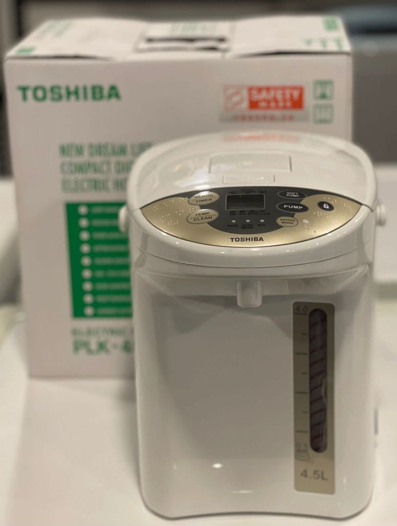 TOSHIBA PLK45SFEIS ELECTRIC AIRPOT (4.5L), TV & Home Appliances, Kitchen Appliances, Kettles ...