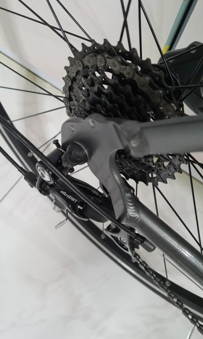 Triban RC120 Road Bike + Cyclometer, Sports Equipment, Bicycles & Parts, Bicycles on Carousell